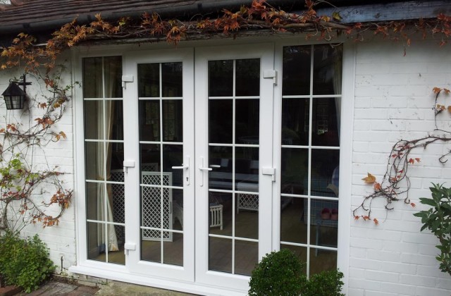 PVCu & Timber French Doors in West Sussex